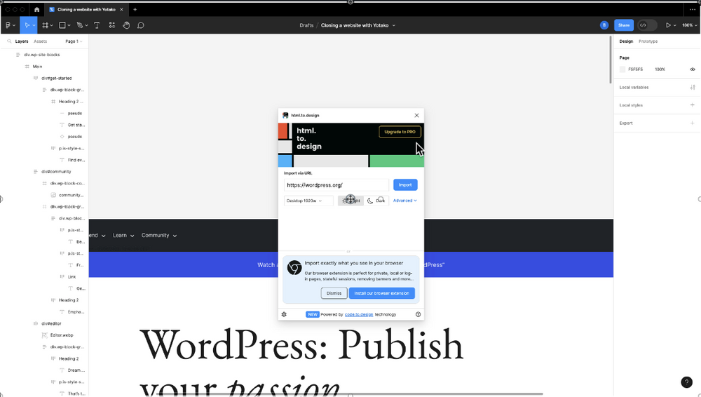 How to Clone a Website: Step-by-Step Guide using AI in Figma